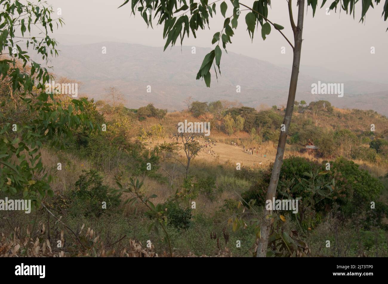 View from Thyolo Escarpment, Chikwawa District, Malawi, Africa - The ...