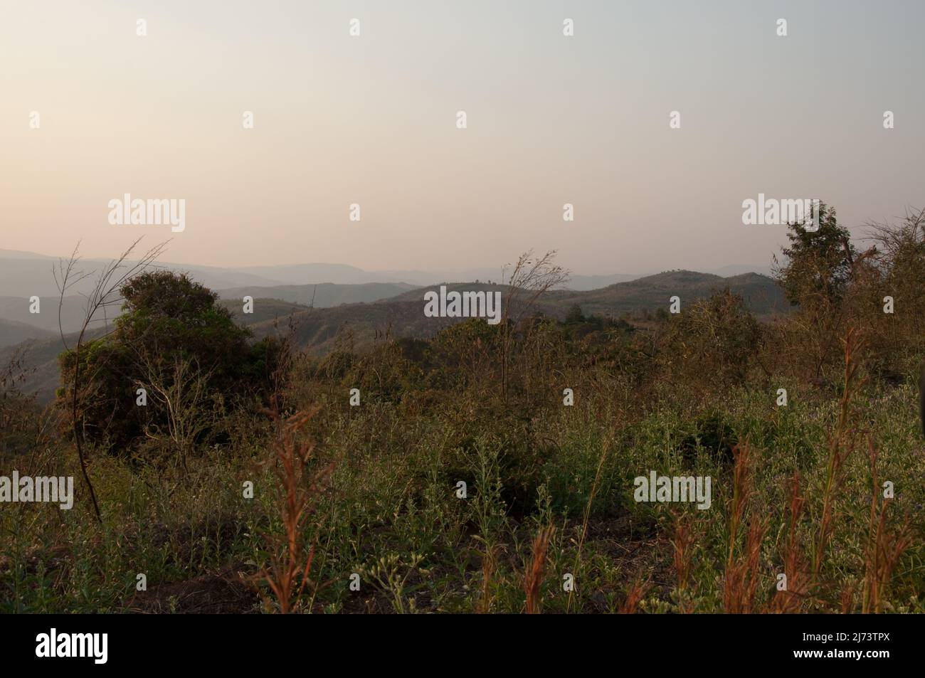 View from Thyolo Escarpment, Chikwawa District, Malawi, Africa - The ...