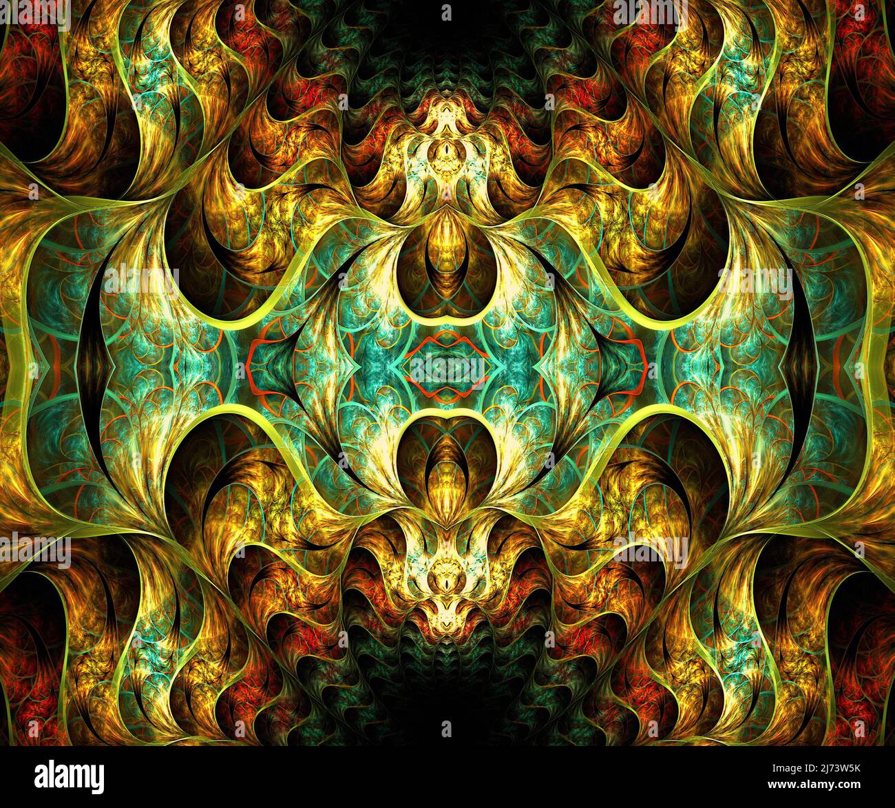 Computer generated fractal artwork for creative art,design and ...