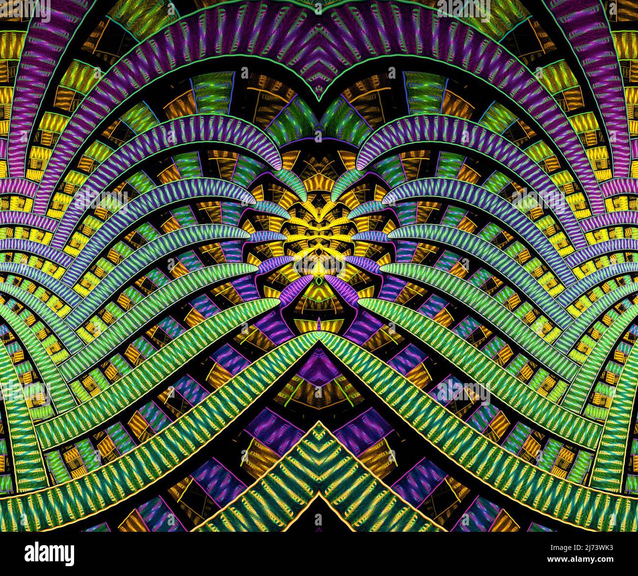 Computer generated fractal artwork for creative art,design and ...