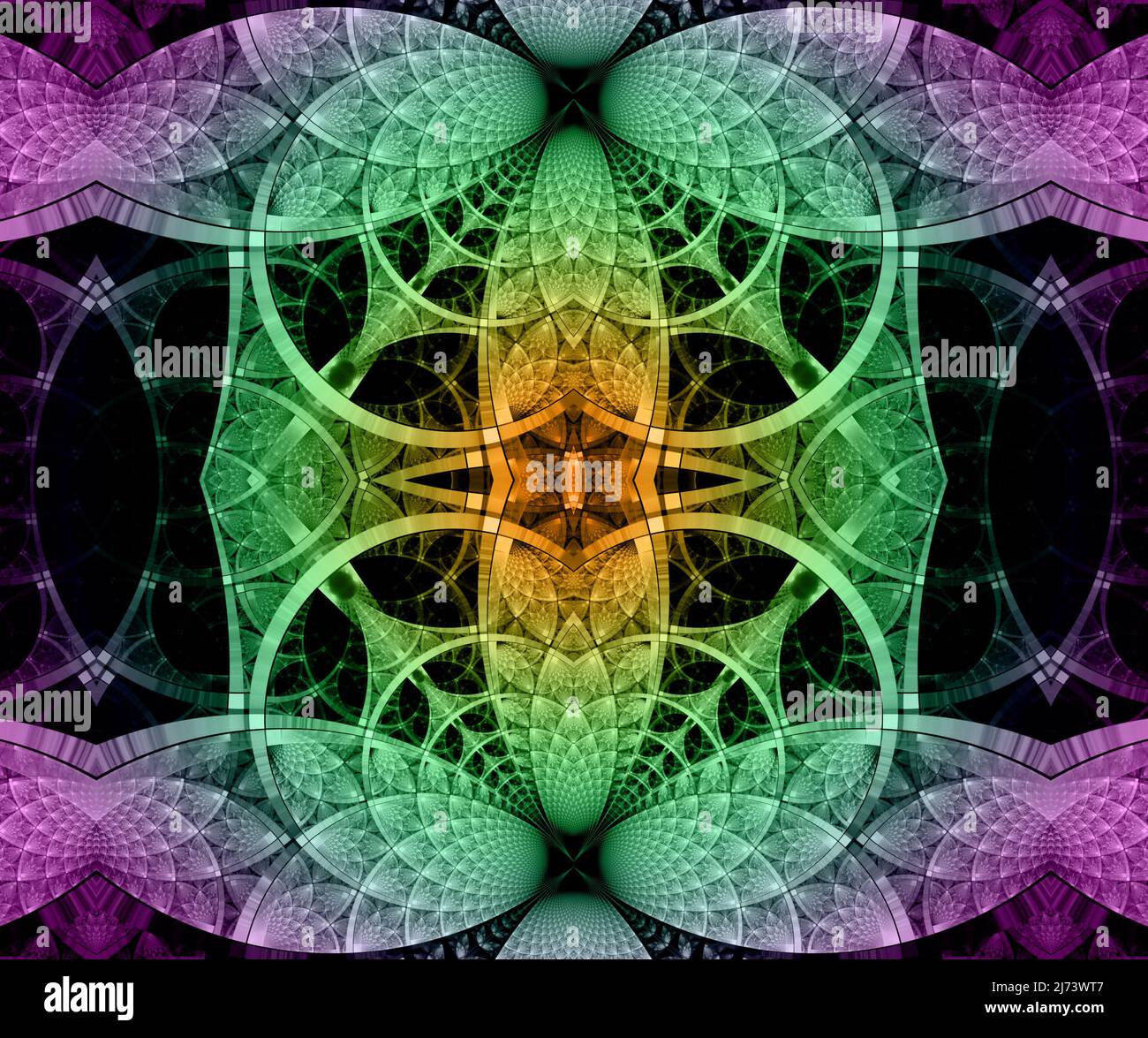Computer generated fractal artwork for creative art,design and ...