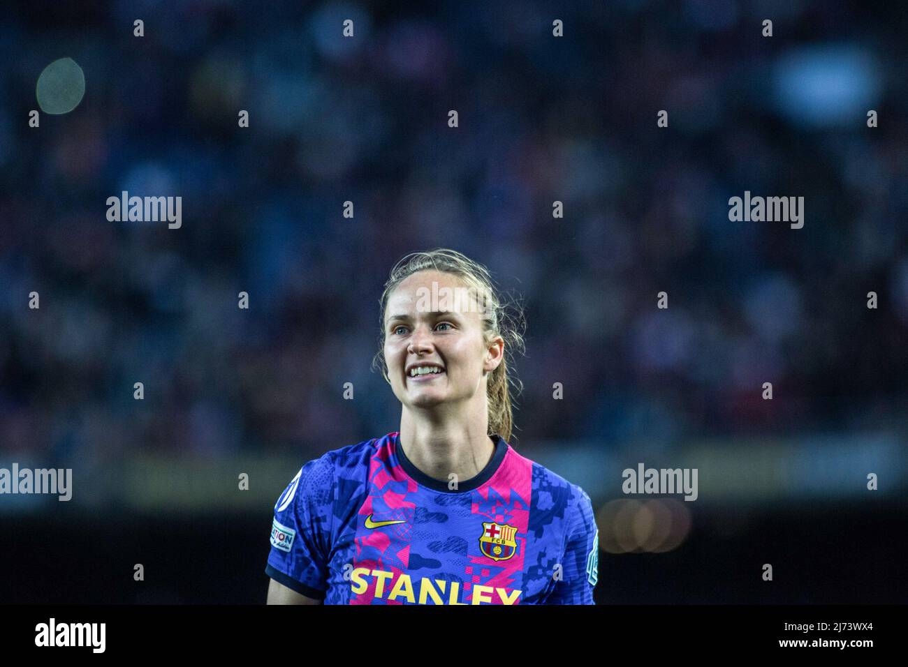 Caroline Graham Hansen of FC Barcelona celebrates victory after the ...