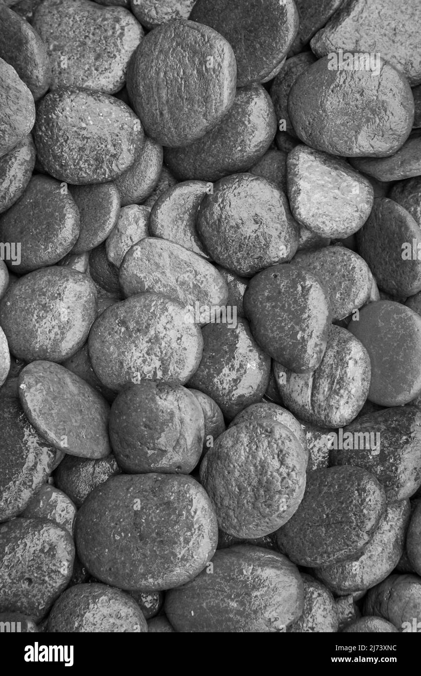 Stone rock zen background Black and White Stock Photos & Images - Alamy