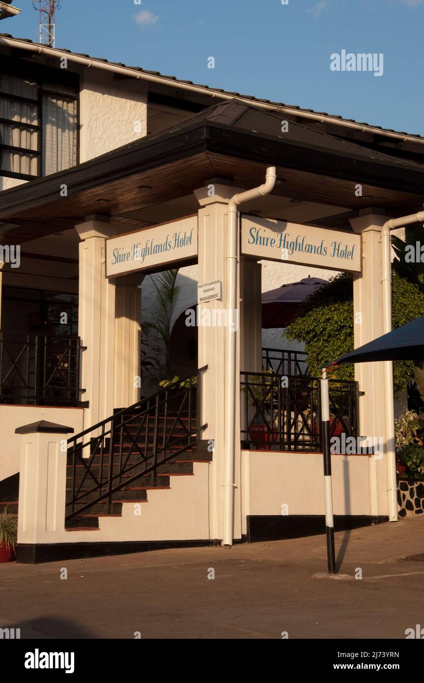 Entrance, Luxury Hotel, Limbe, Malawi, Africa Stock Photo - Alamy