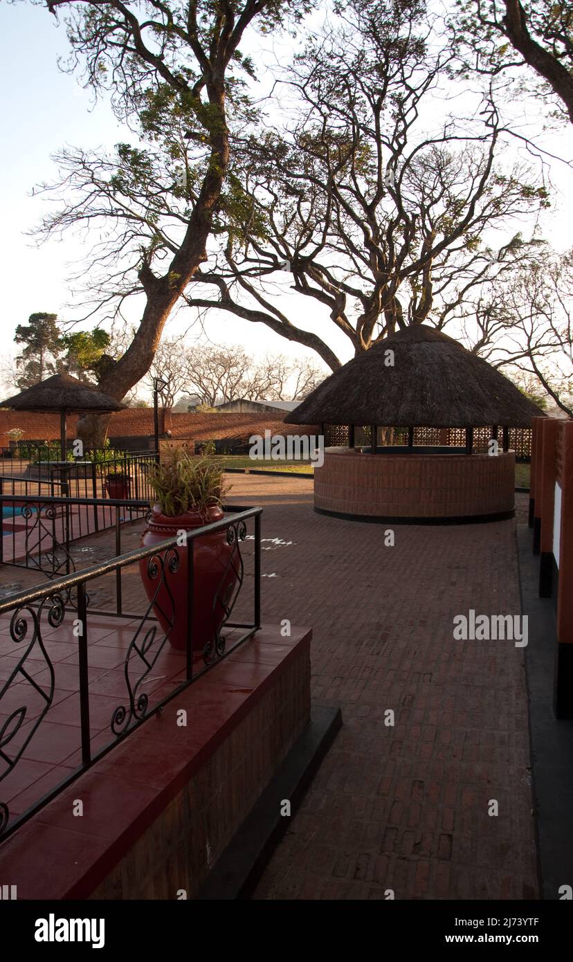 Luxury Hotel Grounds, Limbe, Malawi, Africa - Limbe and Blantyre form a ...