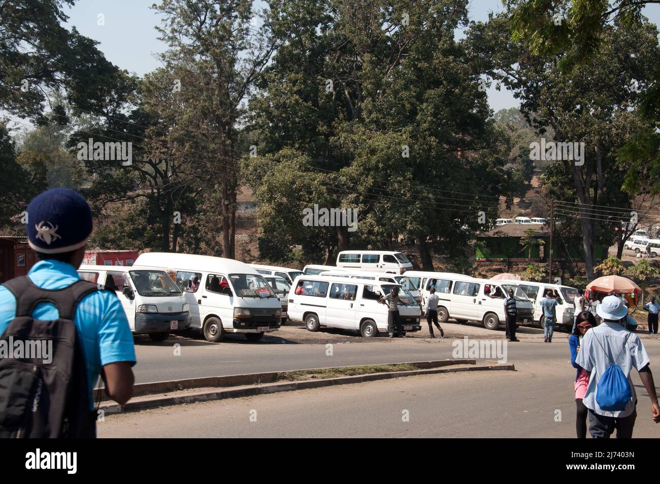 Bus station, Blantyre, Malawi, Africa Stock Photo - Alamy