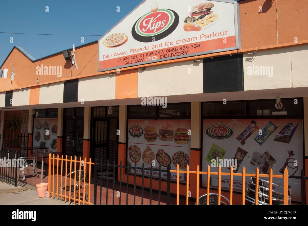 Kips Fast Food Joint, Blantyre, Malawi, Africa Stock Photo - Alamy