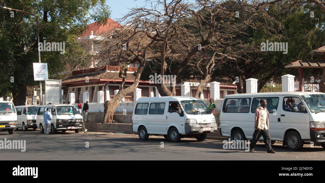 Bus stop, Blantyre, Malawi, Africa Stock Photo - Alamy