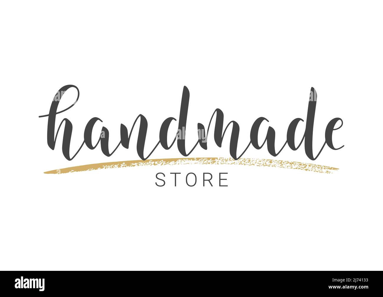 Craft gift shop handmade Stock Vector Images - Alamy