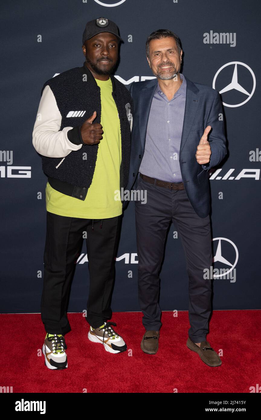 MIAMI, FLORIDA - MAY 05: will.i.am and CEO Mercedes-Benz Dimitris ...