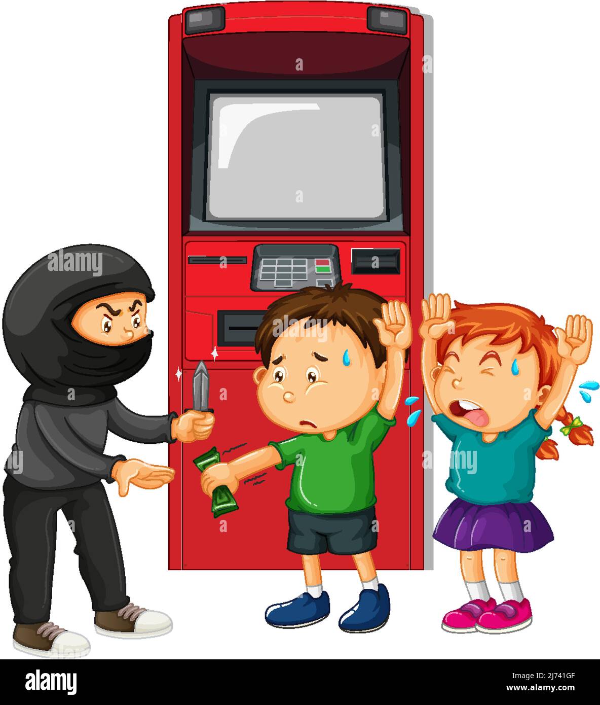 Kids Stealing Money