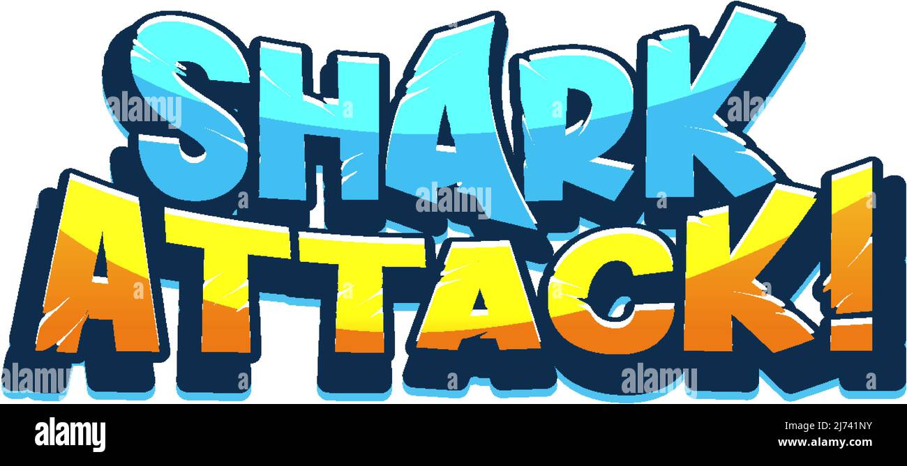 Shark attack word hi-res stock photography and images - Alamy