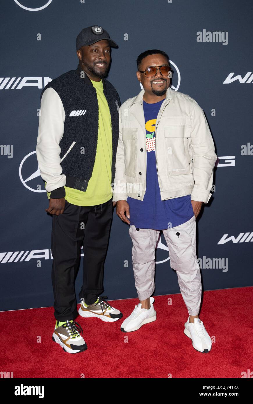 MIAMI, FLORIDA - MAY 05: (L-R) will.i.am and US-Filipino rapper Apl.de ...