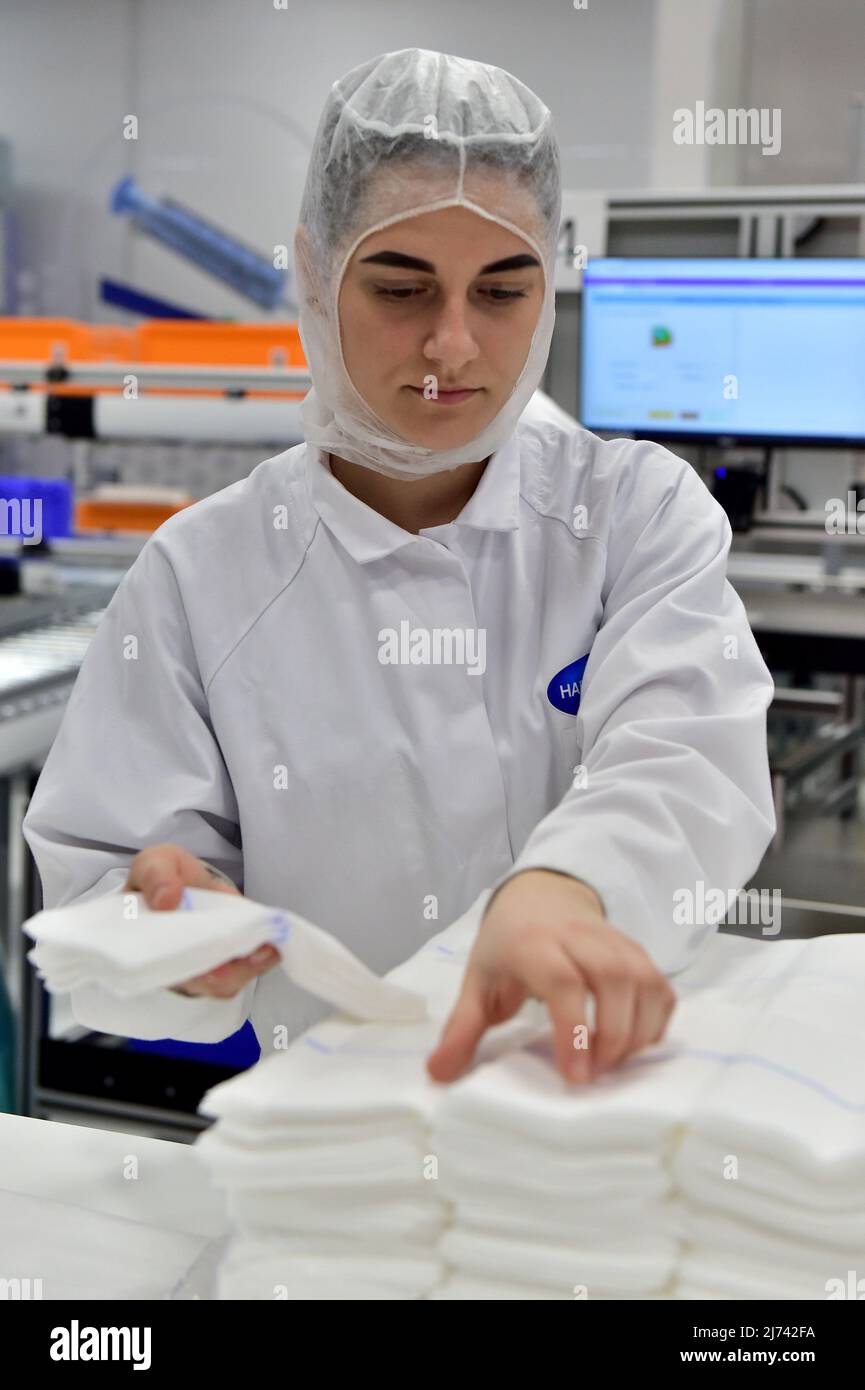 Operation in the factory of the Czech branch of Hartmann-Rico, the ...