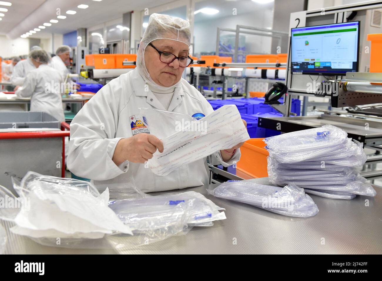 Operation in the factory of the Czech branch of Hartmann-Rico, the ...