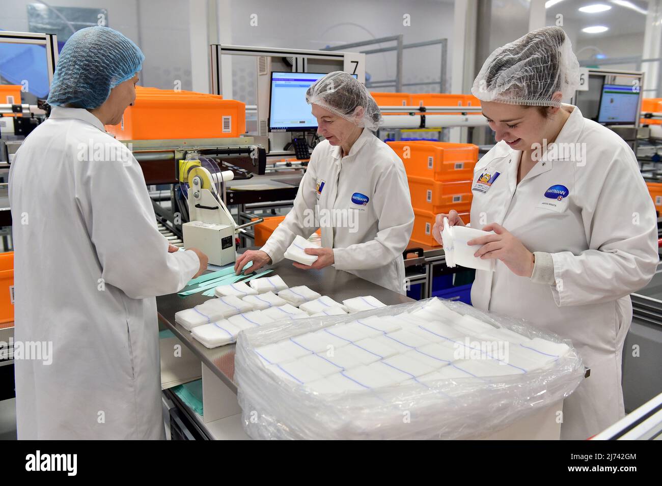 Operation in the factory of the Czech branch of Hartmann-Rico, the ...