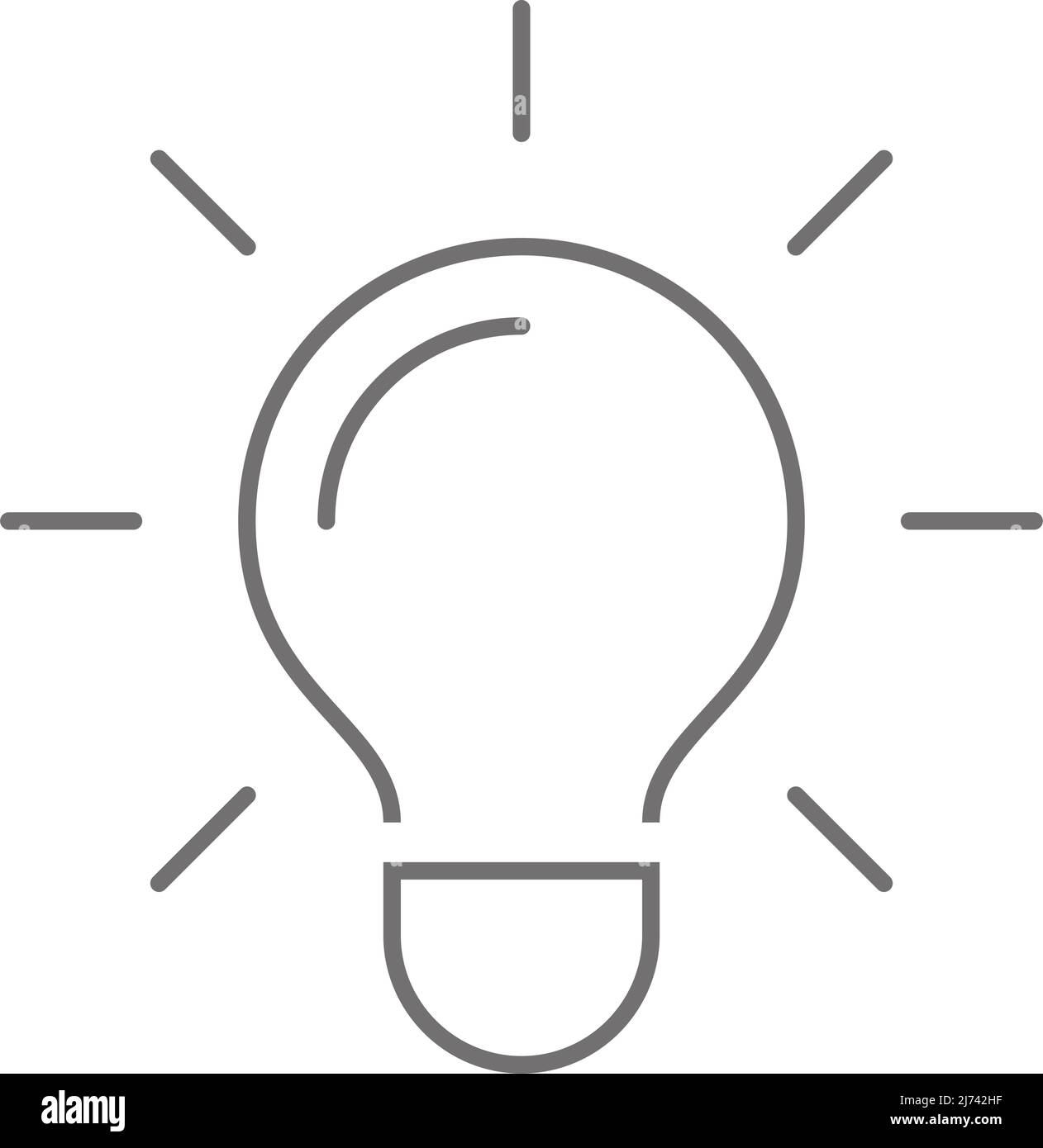Smart idea conceptual symbol with light bulb Stock Vector Image & Art ...
