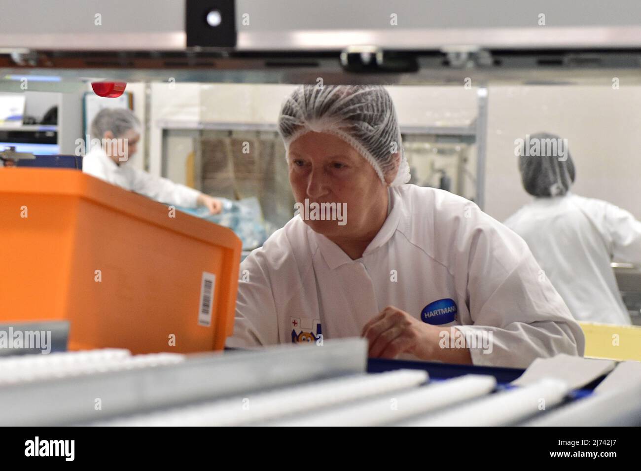 Operation in the factory of the Czech branch of Hartmann-Rico, the ...