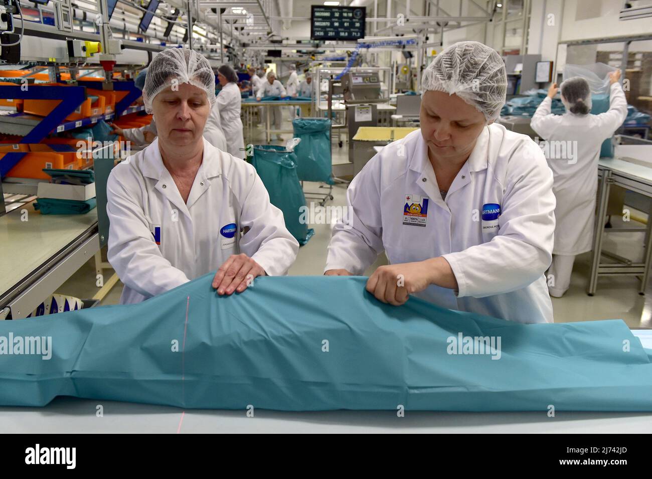 Operation in the factory of the Czech branch of Hartmann-Rico, the ...