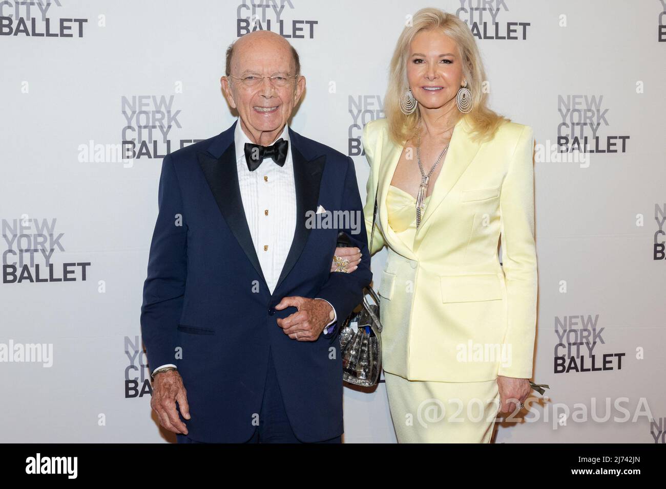 Wilbur Ross and Hilary Geary Ross attend the New York City Ballet 2022 ...