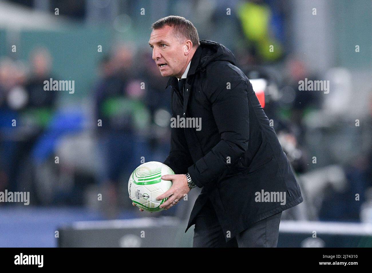 Rome, Italy, 5 May 2022. Rome, Italy, 5 May 2022. Brendan Rogers ...