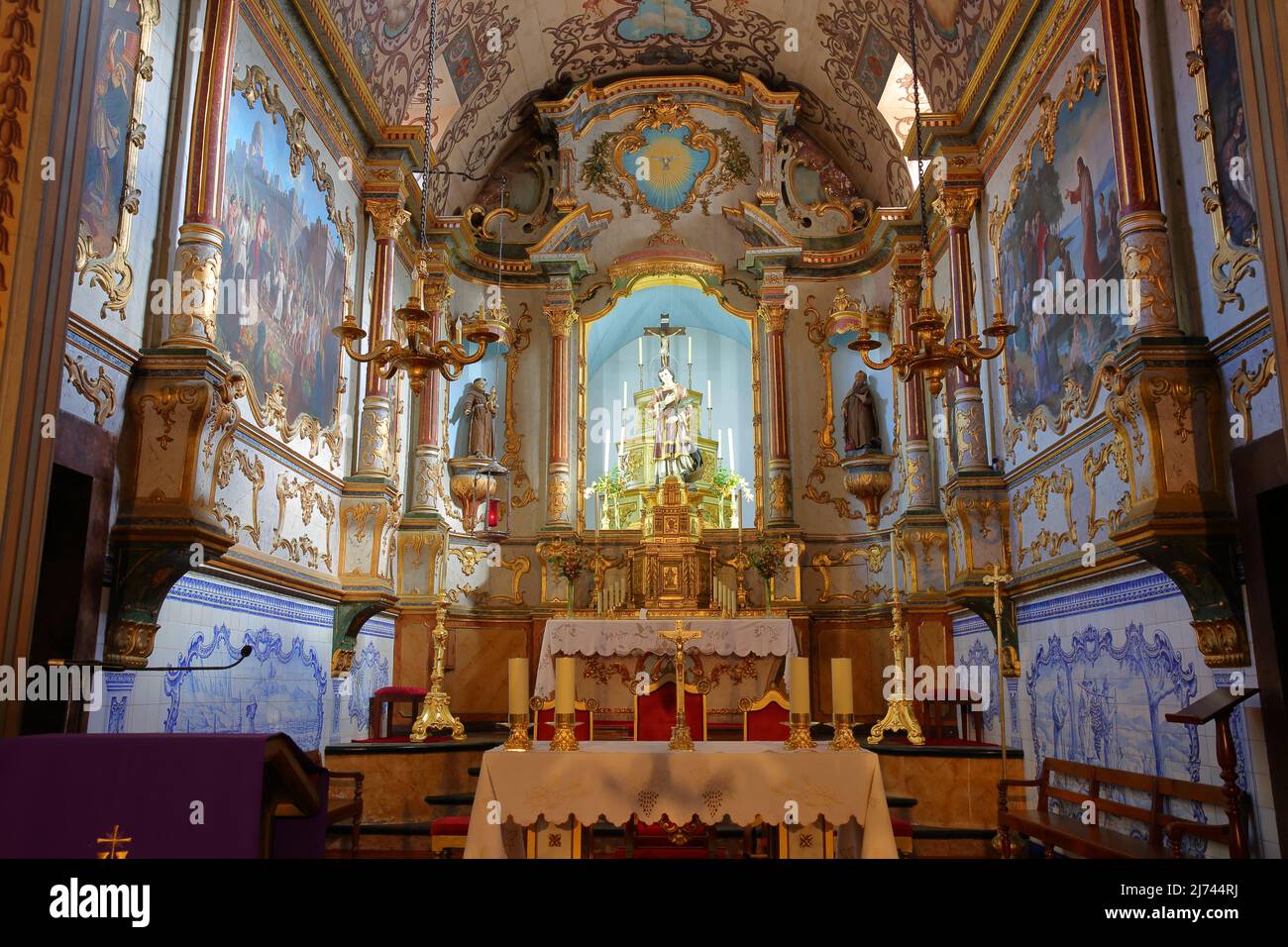 SAO VICENTE, MADEIRA, PORTUGAL - DECEMBER 19, 2021: The interior of ...