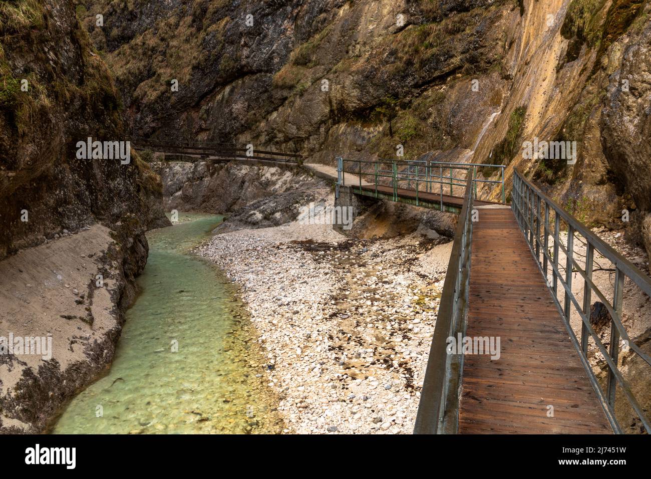 Almbachklamm gorge near Berchtesgaden, Bavaria, Germany Stock Photo - Alamy