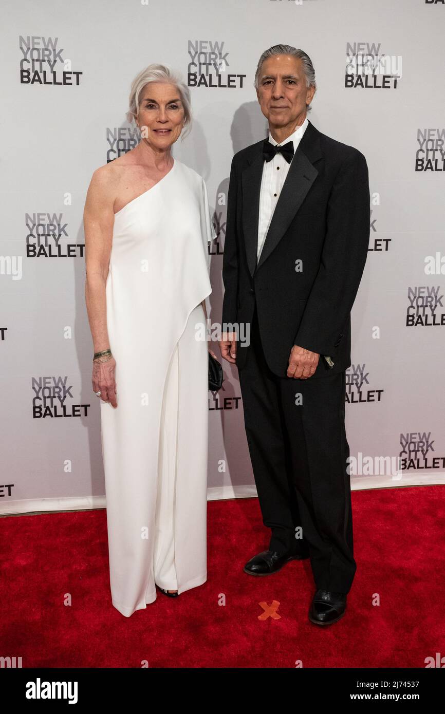 (L-R) Dr. Marie Rotunno and Dr. Arthur Bertelsen attend the New York ...