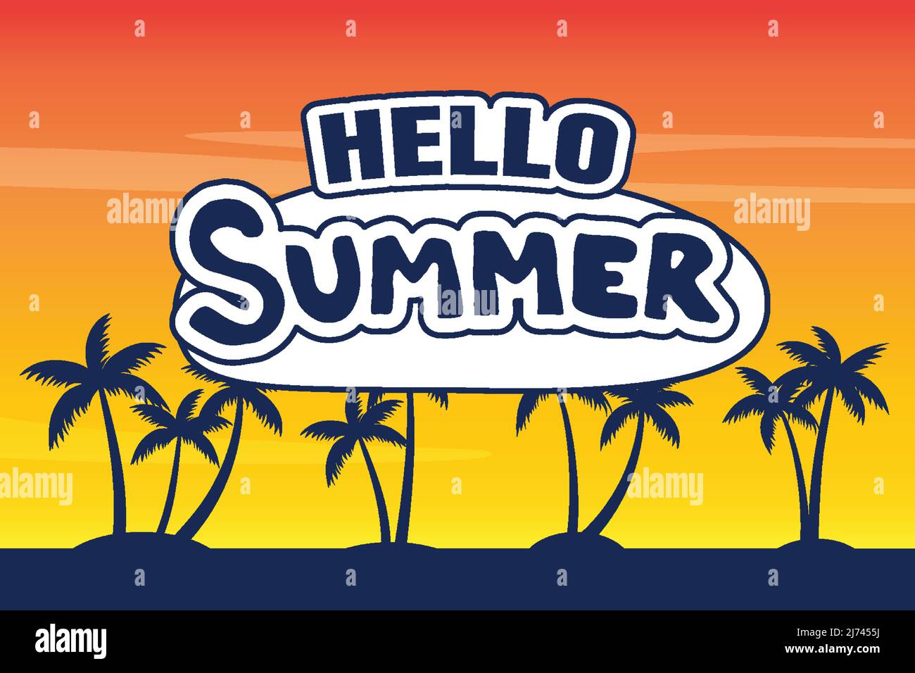 Hello summer hi-res stock photography and images - Alamy