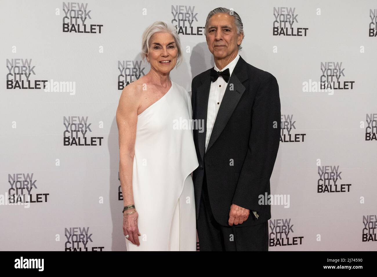 (L-R) Dr. Marie Rotunno and Dr. Arthur Bertelsen attend the New York ...