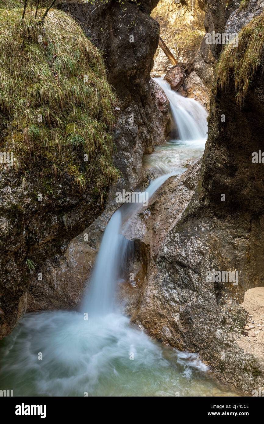 Almbachklamm gorge near Berchtesgaden, Bavaria, Germany Stock Photo - Alamy