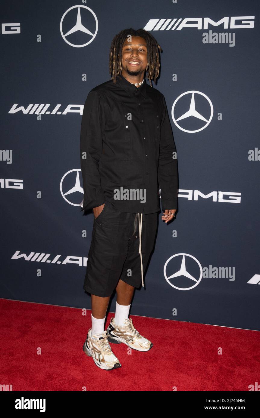 MIAMI, FLORIDA - MAY 05: Prince Nasir Dean attends the WILL.I.AMG Event ...
