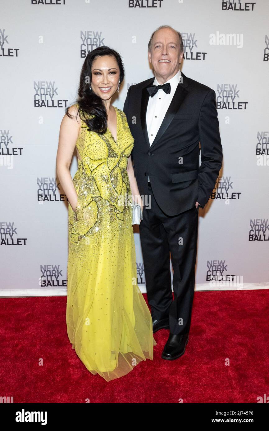 Allyson Tang and Rob Pollock attend the New York City Ballet 2022 ...