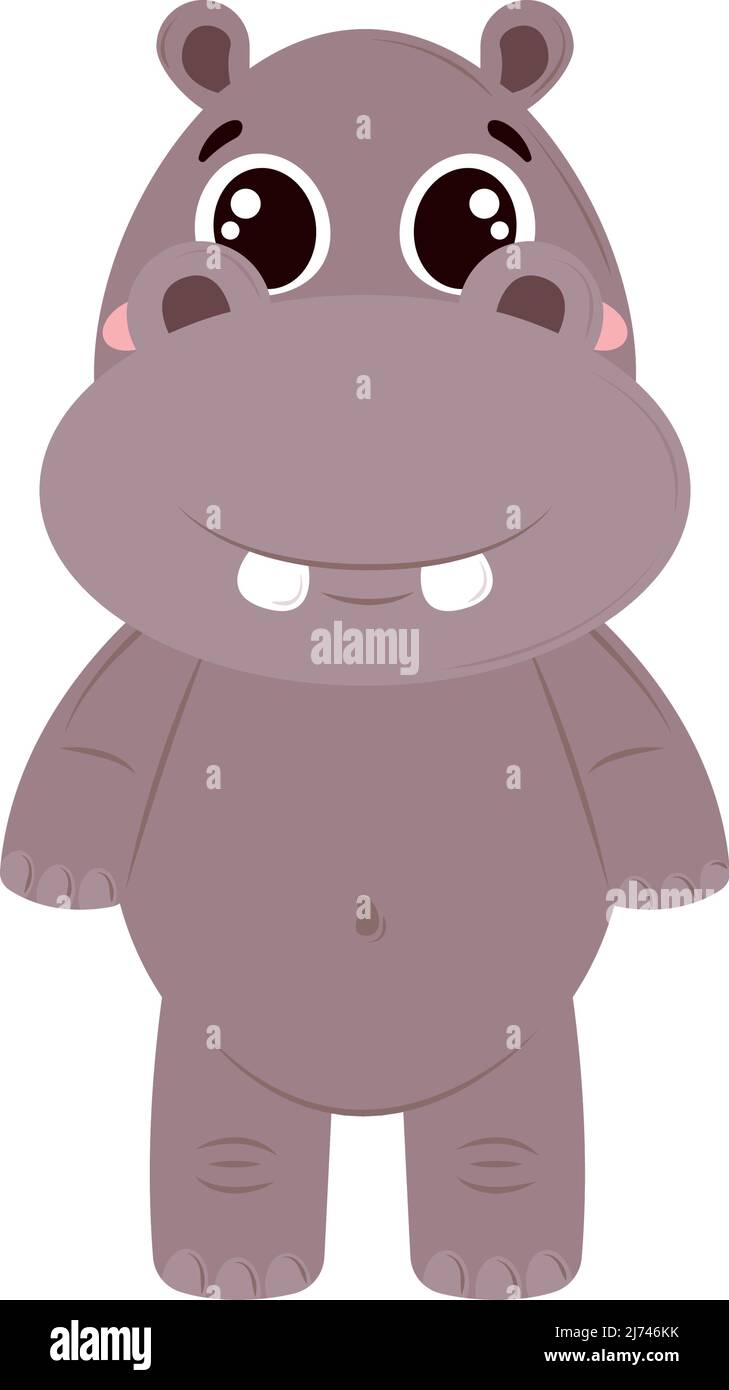 cute hippo icon Stock Vector Image & Art - Alamy