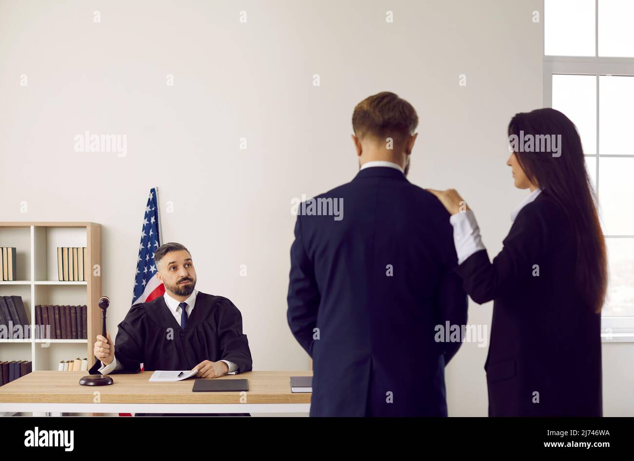 Courtroom Trial Judge