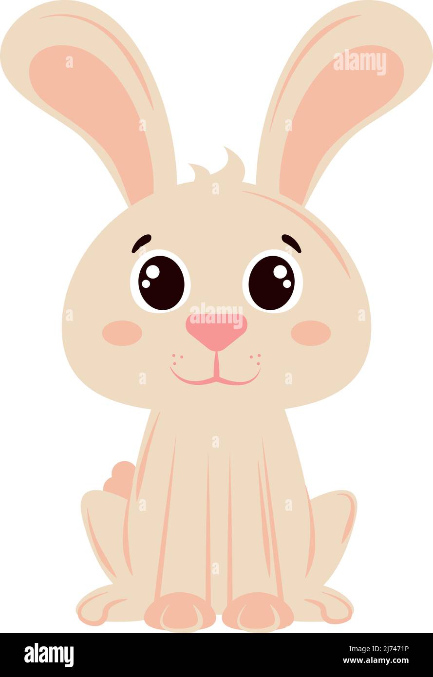 cute rabbit icon Stock Vector Image & Art - Alamy