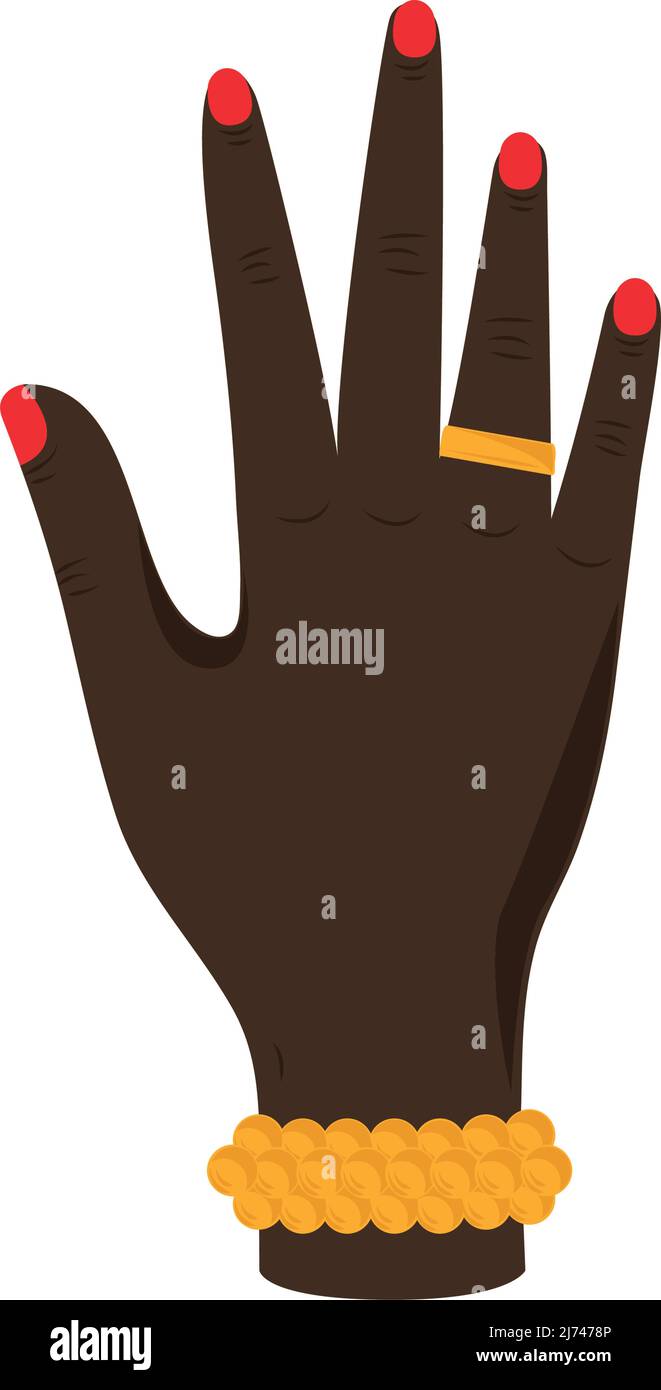 female afro hand Stock Vector Image & Art - Alamy