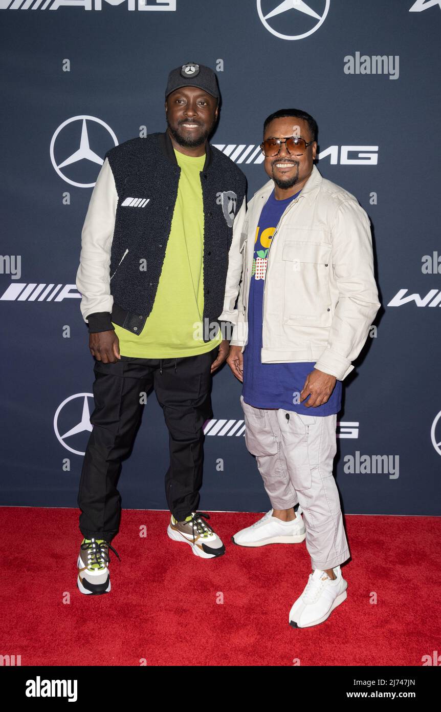 MIAMI, FLORIDA - MAY 05: (L-R) will.i.am and US-Filipino rapper Apl.de ...