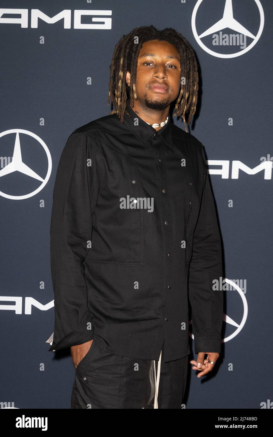 MIAMI, FLORIDA - MAY 05: Prince Nasir Dean attends the WILL.I.AMG Event ...