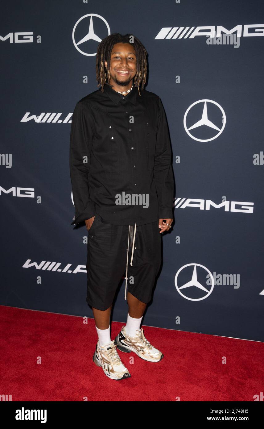 MIAMI, FLORIDA - MAY 05: Prince Nasir Dean attends the WILL.I.AMG Event ...