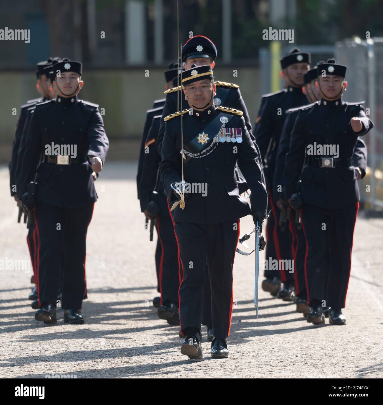 10 the queens own gurkha logistic regiment hi-res stock photography and ...