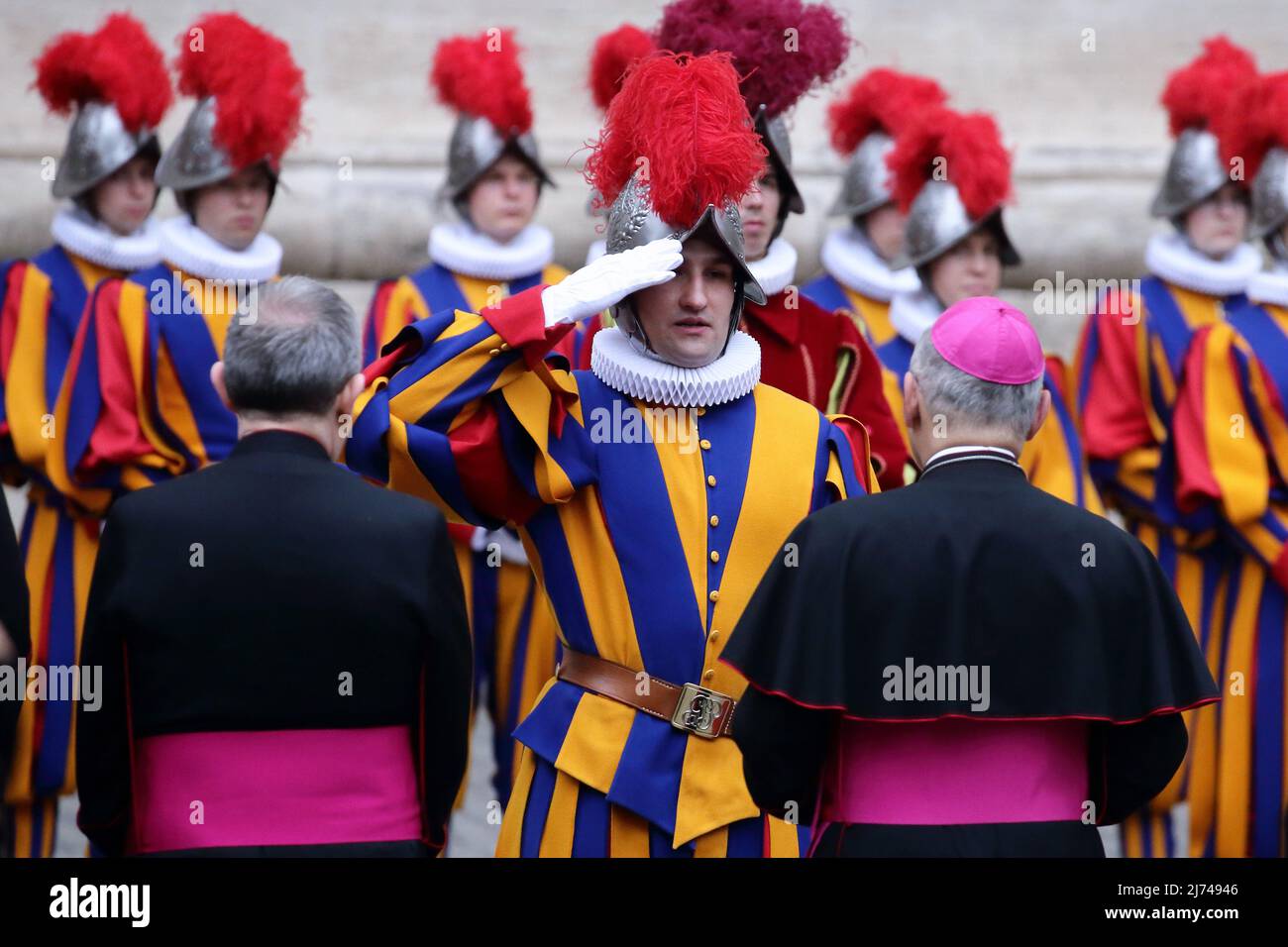 May 5, 2022 - Ceremony of the Pontifical Swiss Guard in memory of the ...