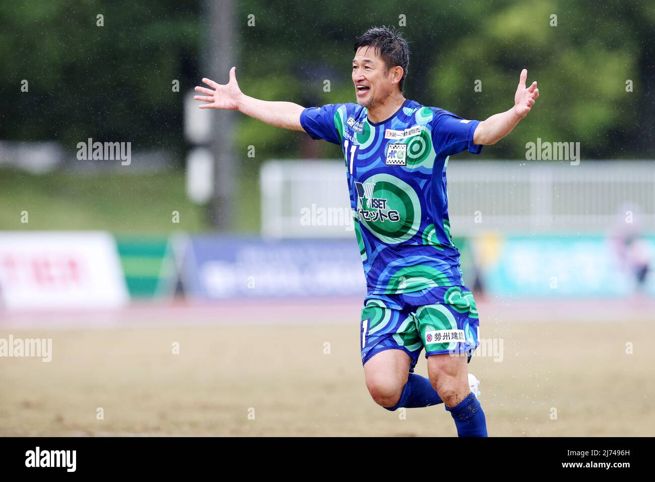 Kazuyoshi Miura (PG), MAY 1, 2022 - Japan Football League 2022 match between Suzuka Point ...