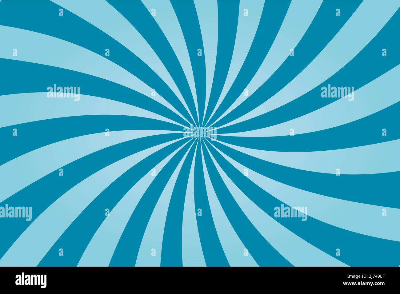 Blue twisted sunburst background. Vintage swirling pattern wallpaper ...