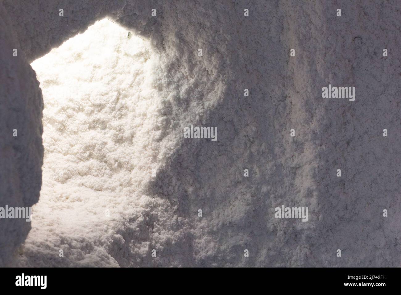 Walls of salt cave Stock Photo - Alamy