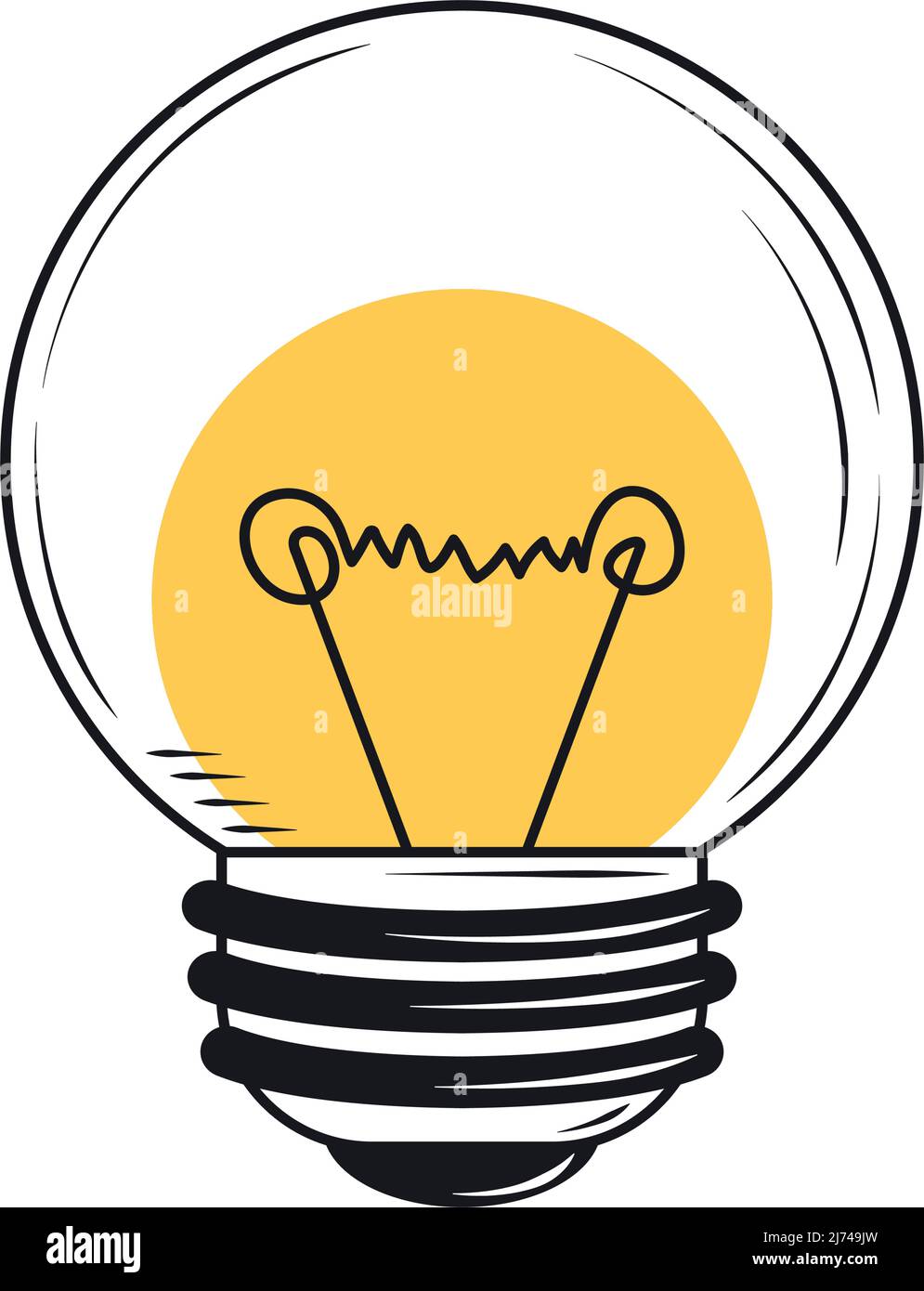 led bulb white background Stock Vector Image & Art - Alamy