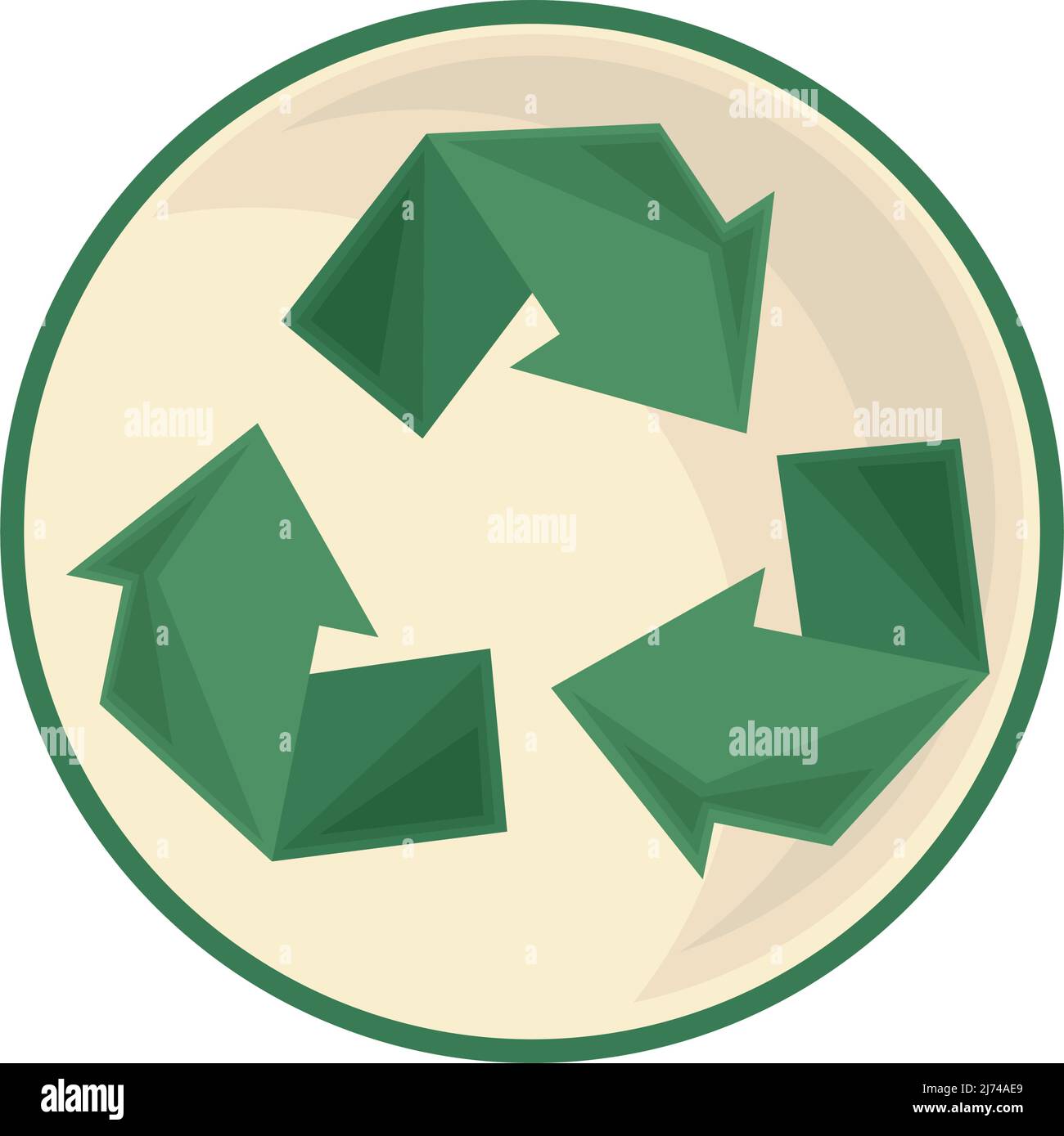 recycle arrows sign Stock Vector Image & Art - Alamy