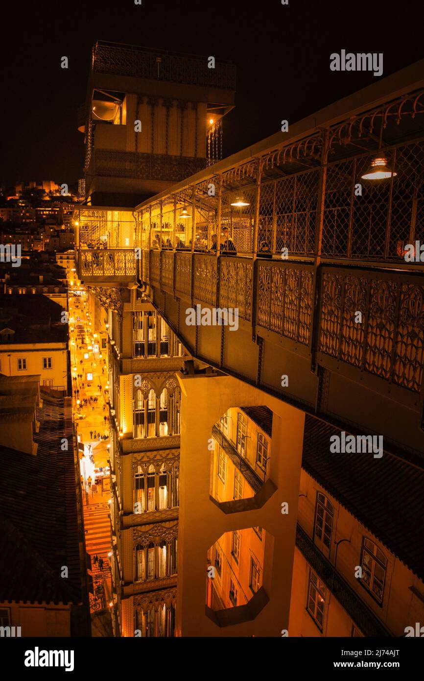 Elevador de Santa Justa Stock Photo - Alamy