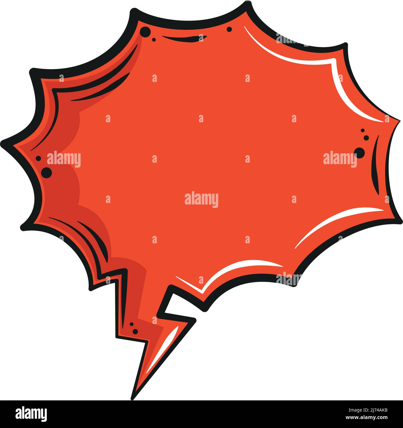 comic blank speech bubble Stock Vector Image & Art - Alamy