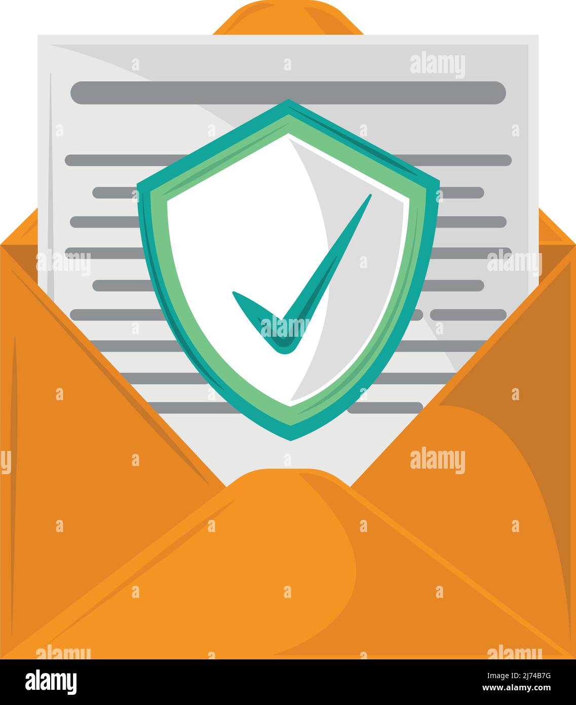 email check mark Stock Vector Image & Art - Alamy